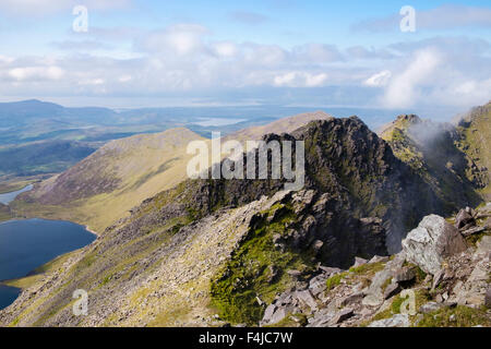 Beenkeragh and ridge with with Coomloughra Glen from Carrauntoohil in ...