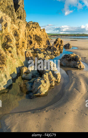 Rock pools at Rhosneigr, Anglesey, North Wales, UK. Taken on 12th ...