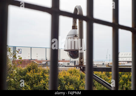 CCTV at Prison Bars Stock Photo - Alamy