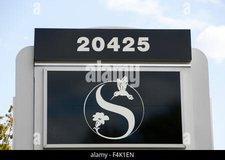 A logo sign outside of the headquarters of Mars Symbioscience in ...