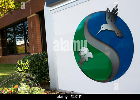 A logo sign outside of the headquarters of Mars Symbioscience in ...