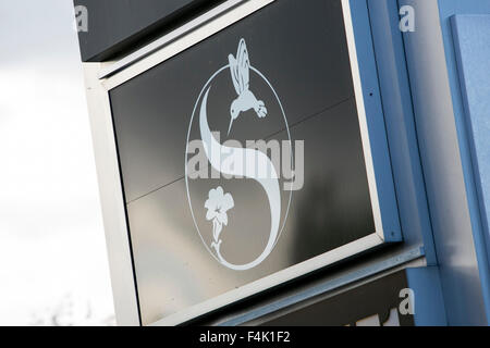 A logo sign outside of the headquarters of Mars Symbioscience in ...