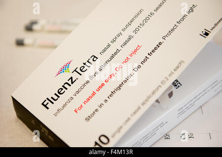 Doses of Fluenz Tetra influenza flu nasal spray vaccine for treating ...