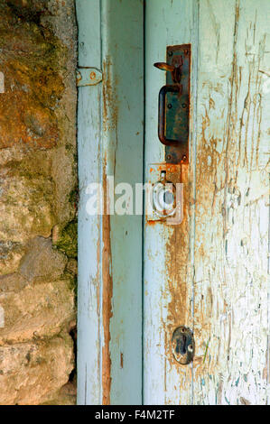 Close up of rustic old door in Assisi, Italy Stock Photo - Alamy