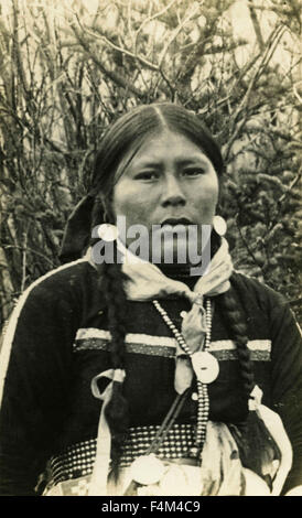 Native American Indian Woman, Canada Stock Photo - Alamy