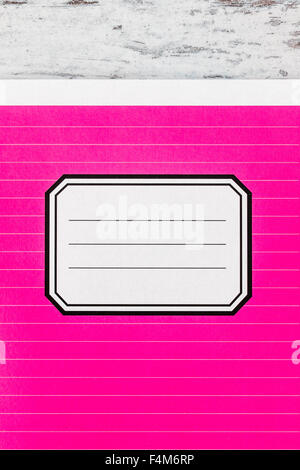 Notebooks on a wooden background Stock Photo - Alamy