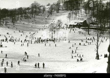 Ski slopes, Terminillo, Italy Stock Photo - Alamy