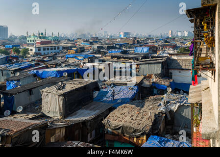 India, View of Dharavi shanty town; Mumbai Stock Photo: 85803566 - Alamy