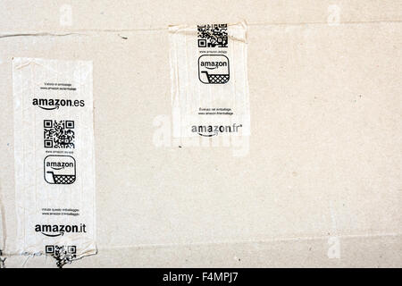 Amazon parcel post Stock Photo - Alamy