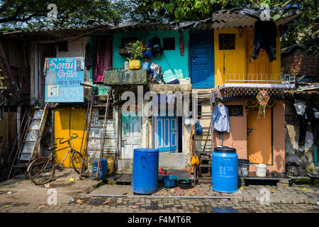 Street scene in slum area of Piazza, Addis Ababa, Ethiopia Stock Photo ...