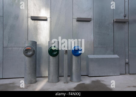 Waste sorting in a residential area Stock Photo - Alamy