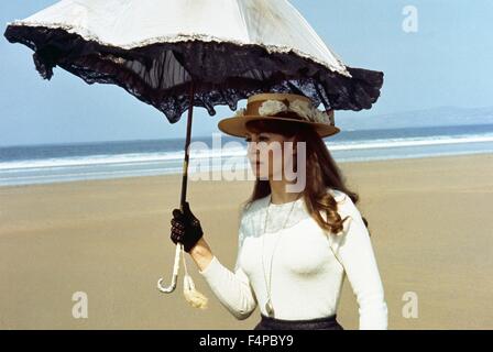 SARAH MILES and Director DAVID LEAN on set location candid on beach ...