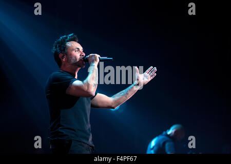 Naples, Italy. 20th Oct, 2015. Nek Singer, songwriter, performs live ...