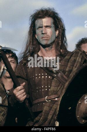 Mel Gibson / Braveheart / 1995 directed by Mel Gibson Stock Photo - Alamy