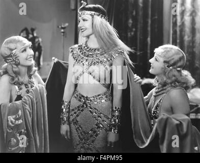 CLAUDETTE COLBERT as CLEOPATRA 1934 director Cecil B. DeMille costume Travis Banton Paramount ...