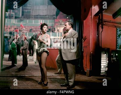 TRAPEZE 1956 United Artists film with Gina Lollobrigida and Tony Curtis Stock Photo - Alamy