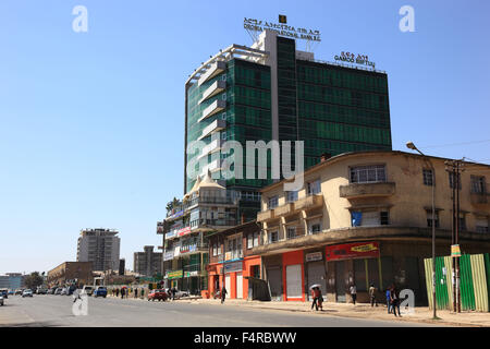 Addis Ababa, high-rise building in the city center Stock Photo - Alamy