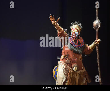 Musical, Lion King, Basel, performance, show, Rafiki, spiritual healer ...