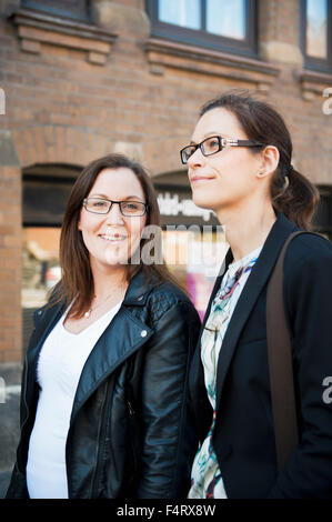 Sweden, Vastergotland, Goteborg, Friends walking Stock Photo - Alamy