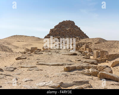 The 5th Dynasty Pyramid of Neferirkare at Abu Sir, Egypt Stock Photo ...