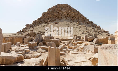 The 5th Dynasty Pyramid of Sahure at Abu Sir, Egypt Stock Photo - Alamy