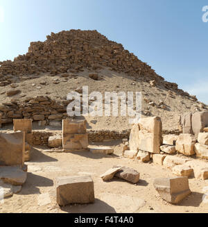 The 5th Dynasty Pyramid of Sahure at Abu Sir, Egypt Stock Photo - Alamy