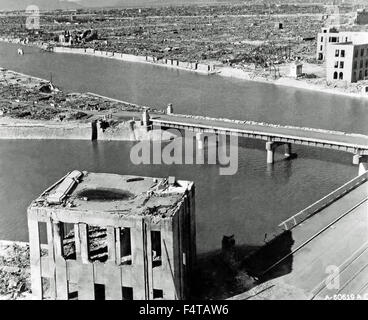 Aioi Bridge & River, Hiroshima (Atomic Bombing target Stock Photo - Alamy