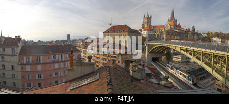 Lausanne, subway, underground Stock Photo - Alamy