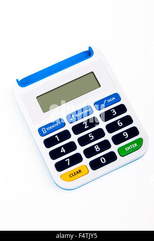 Security chip and pin device for online banking Stock Photo - Alamy