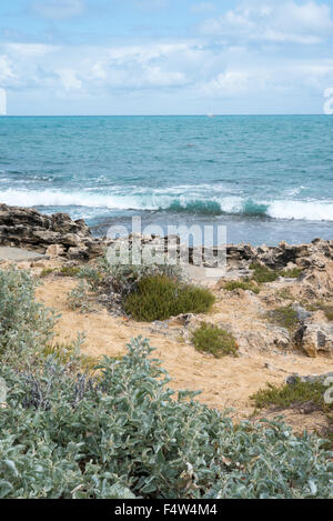 Ocean View of Indian Ocean at Waterman Beach Perth Western Australia ...