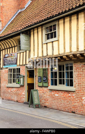 The 15th Century Prince Rupert public house, an old historic half ...