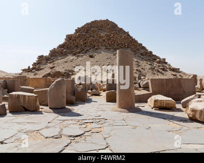 The 5th Dynasty Pyramid of Sahure at Abu Sir, Egypt Stock Photo - Alamy