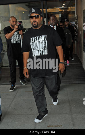 Ice Cube at BBC Radio 1 to promote new movie Straight Outta Compton ...