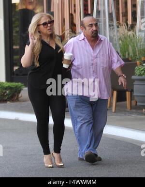 'Borat' star Ken Davitian goes shopping at The Grove with a female ...