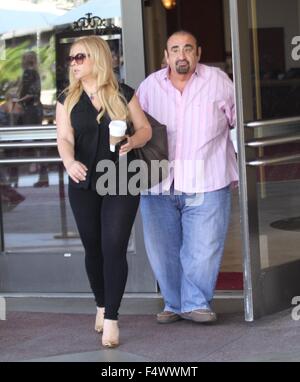 'Borat' star Ken Davitian goes shopping at The Grove with a female ...
