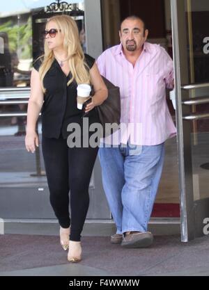 'Borat' star Ken Davitian goes shopping at The Grove with a female ...