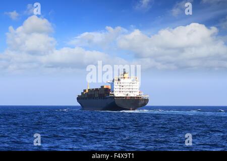 Container ship MSC Mirella sailing Stock Photo - Alamy