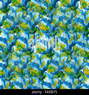 seamless swabs background green blue watercolor color water abstract ...