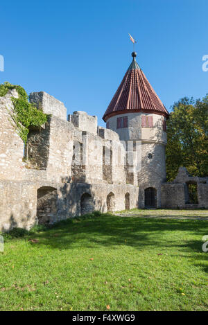 Homberg castle ruins in Tuttlingen, Baden-Württemberg, Germany Stock ...