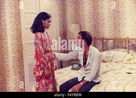 Actors Gabriele Tinti and Norma Jordan in the Italian movie "La ragazza ...