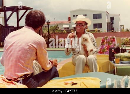 Italian actors Eduardo Fajardo, Gabriele Tinti and Norma Jordan in the ...