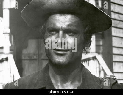 The Italian actor Terence Hill in a scene from the film "And then Stock ...