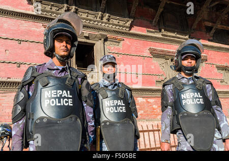 Nepali police officer Kathmandu Nepal Stock Photo - Alamy