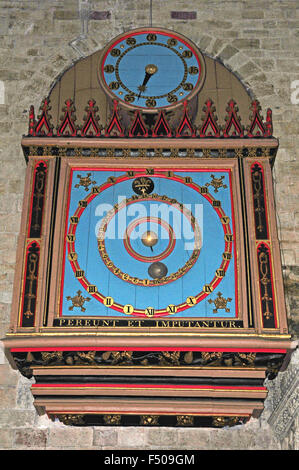 Clock, Exeter Cathedral, Devon, England, UK Stock Photo - Alamy