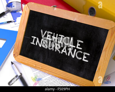 Insurance concept: Car Insurance on chalkboard background Stock Photo ...