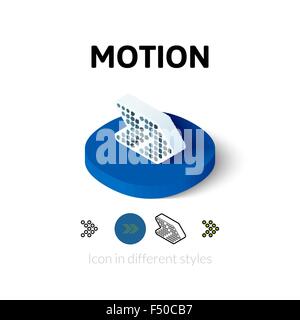 Motion icon in different style Stock Vector Image & Art - Alamy