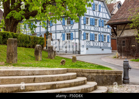 Medieval town Allschwil, Basel, Canton Basel-Landschaft, Switzerland ...