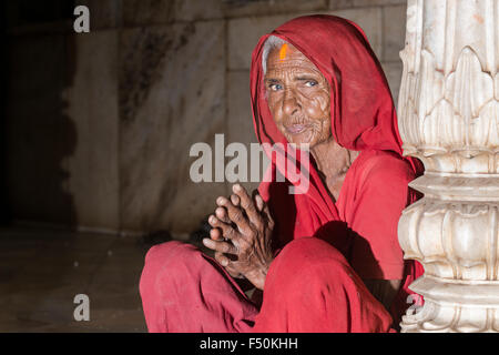 The holy sanctuary of Karni Mata Temple, a famous Hindu temple ...