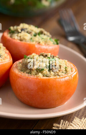 Baked Tomato Stuffed with Quinoa and Mushroom Stock Photo - Alamy
