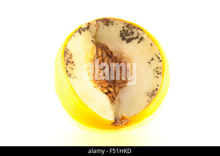 Rotten watermelon isolated on a white background Stock Photo - Alamy